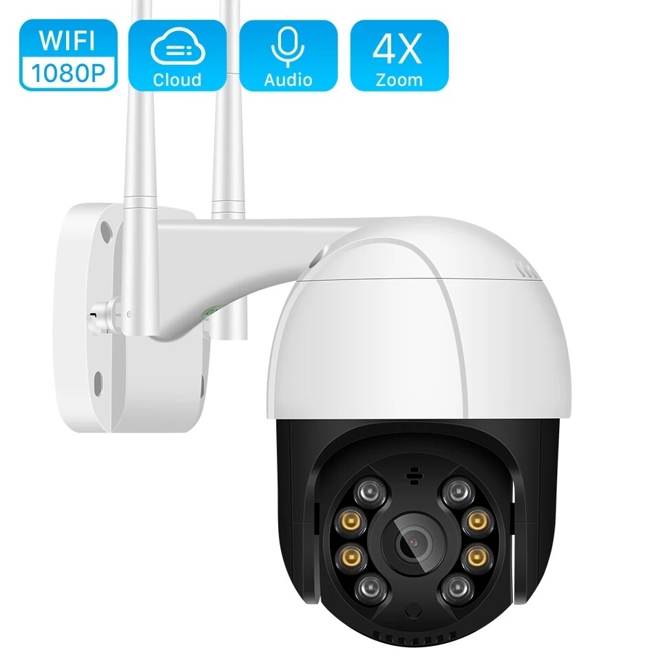 1080P PTZ Wifi IP AI Human Detect Wireless Outdoor 1080P Camera