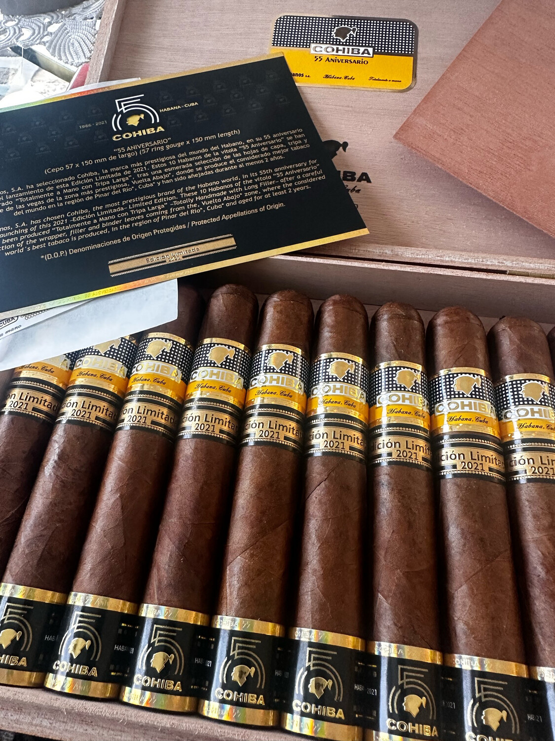 Cohiba 55th ANIVERSARIO EDICI N LIMITADA 2021