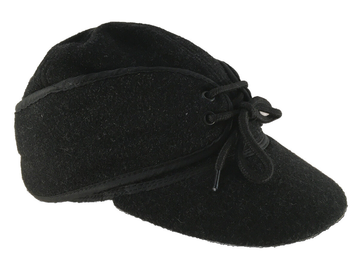 Black Wool Cap