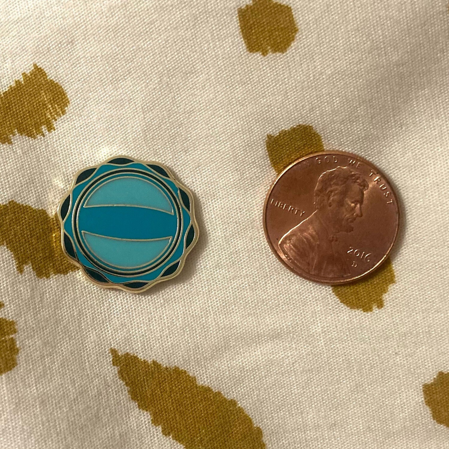 Enamel Bottle Cap Pin