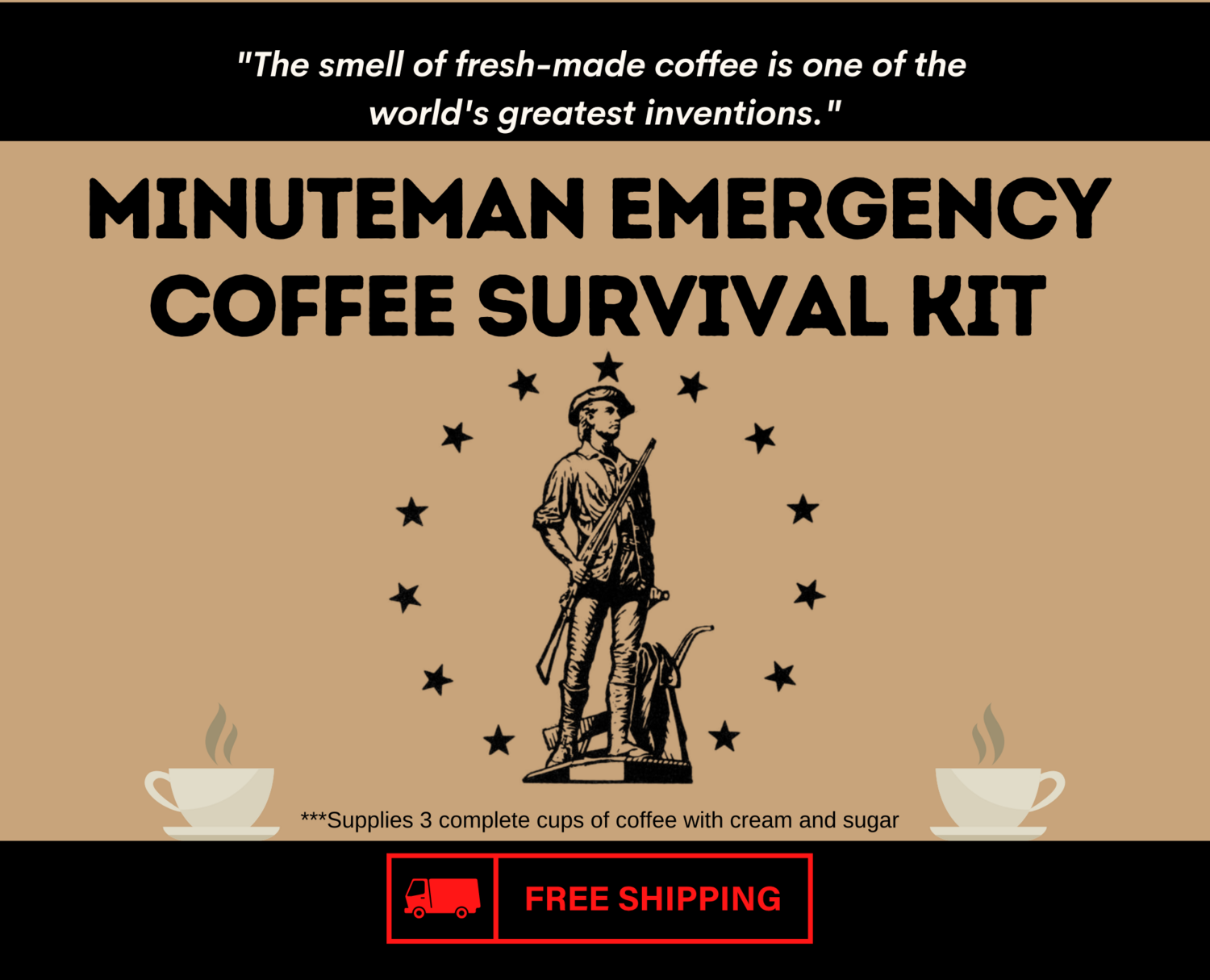 OFFGRID Emergency Coffee Survival Kit - What Matters - 1776PatriotUSA.com
