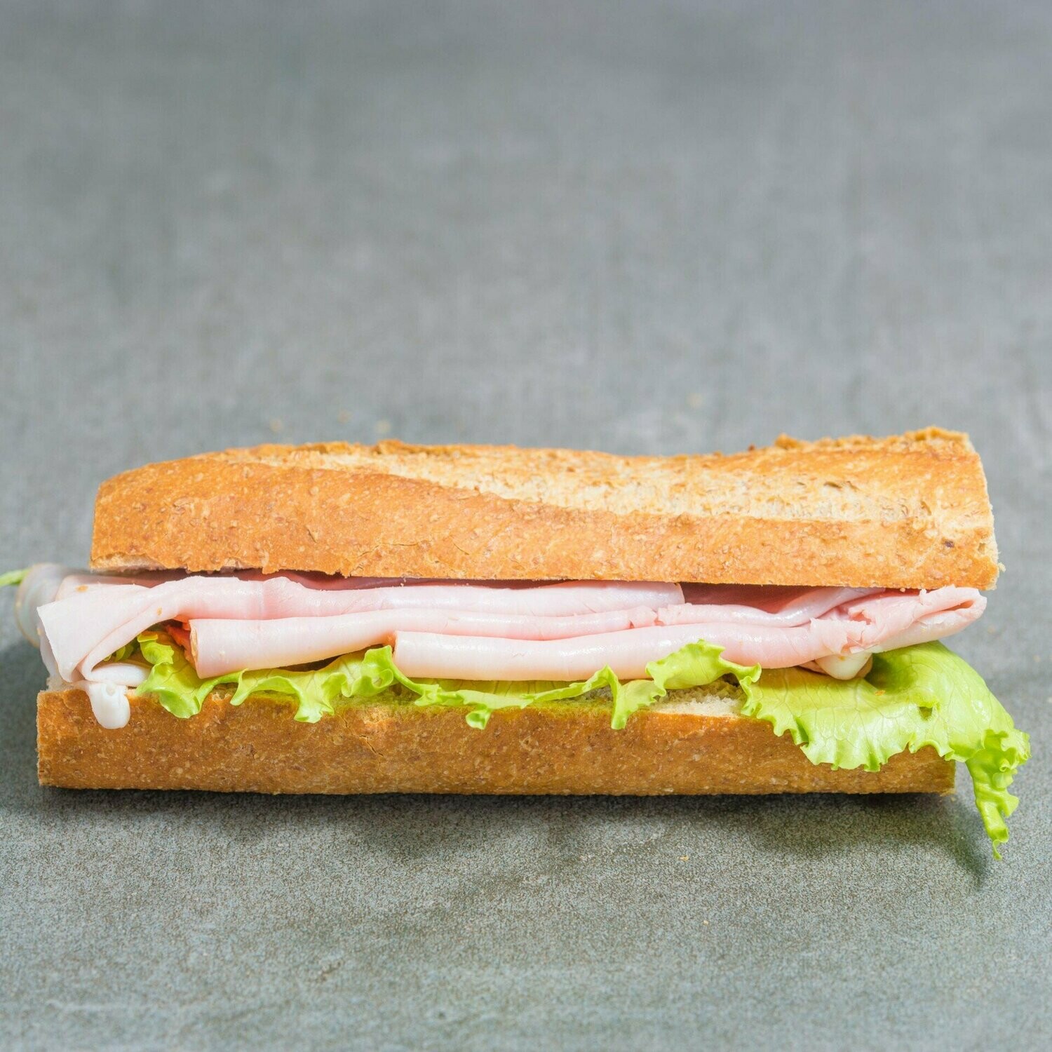 Broodje gekookte ham