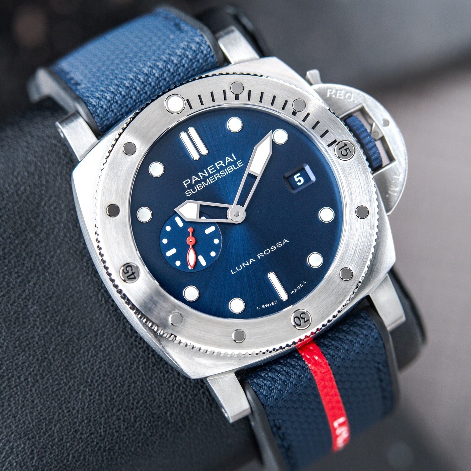 Panerai Submersible Quarantaquattro Luna Rossa UNWORN Limited Blue