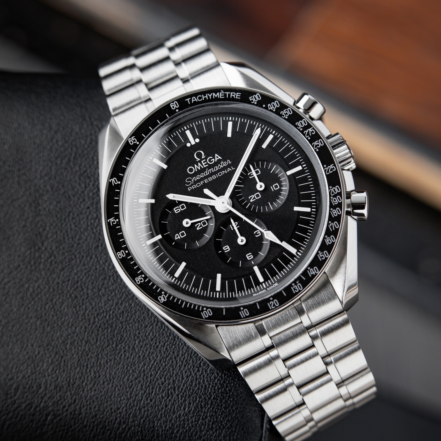 Omega Speedmaster Professional Moonwatch 3861 Hesalite 2023 Black ...