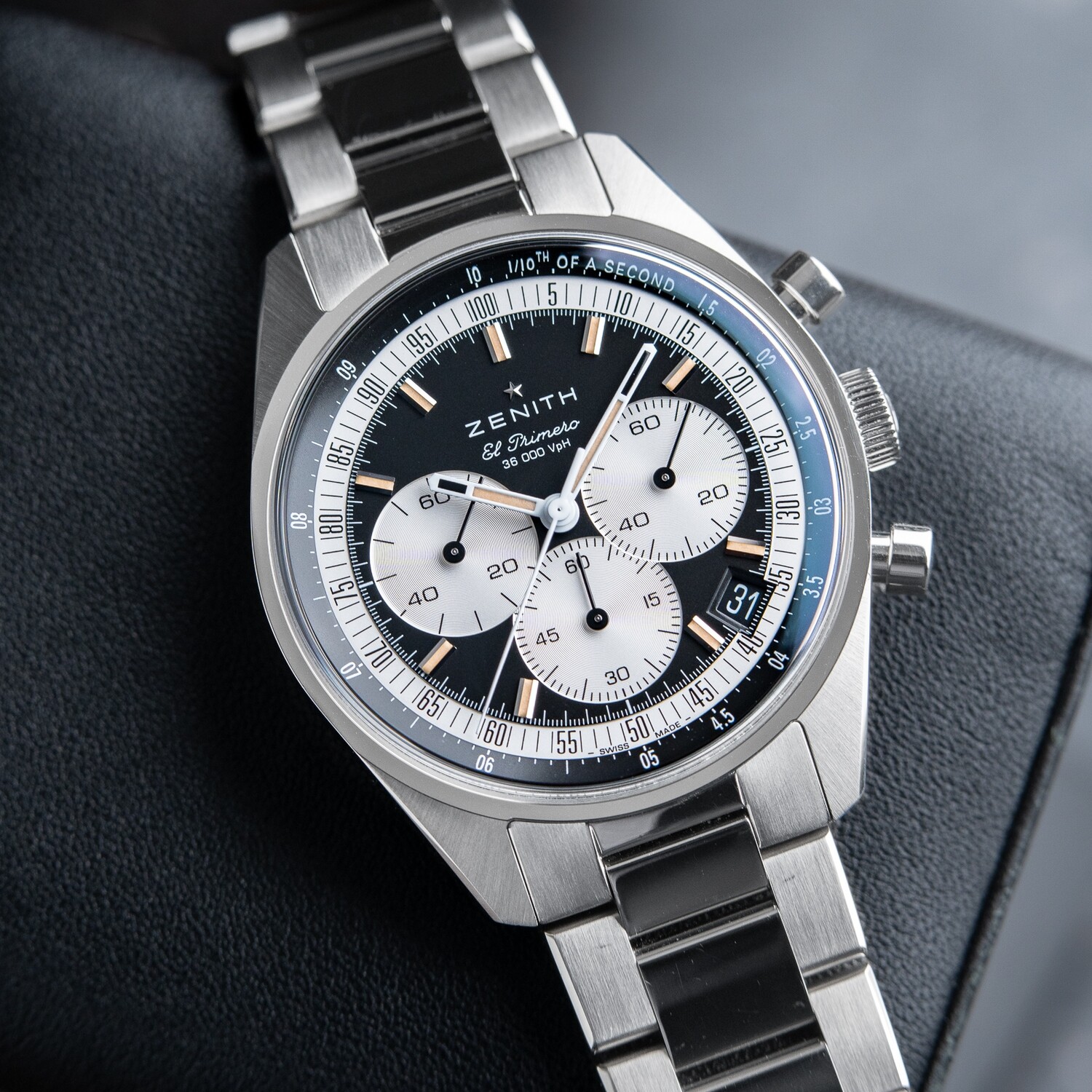 Zenith Chronomaster Original El Primero Chronograph Bracelet AND Strap 38mm