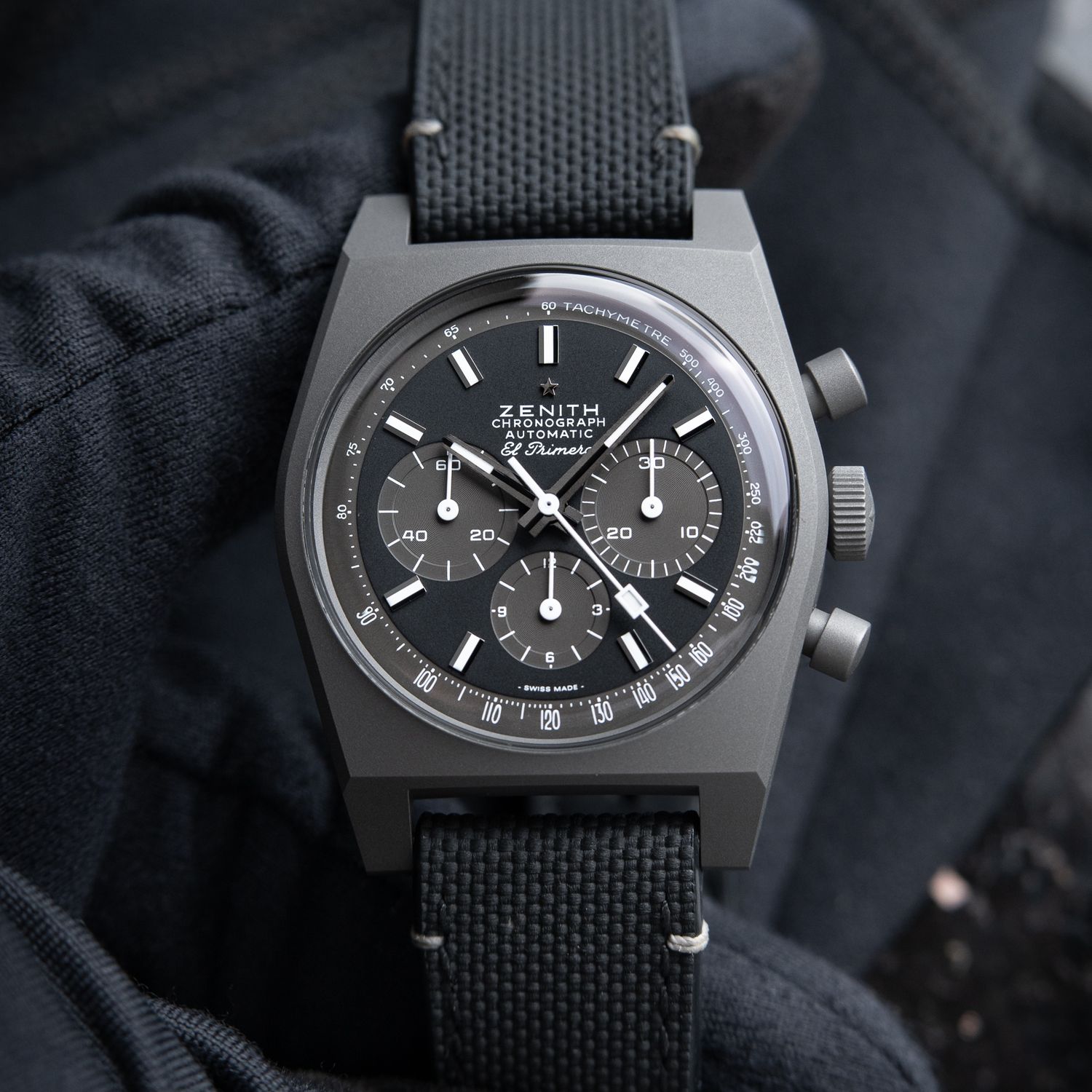 Zenith El Primero Chronomaster Revival Shadow Chronograph Ceramic Black ...