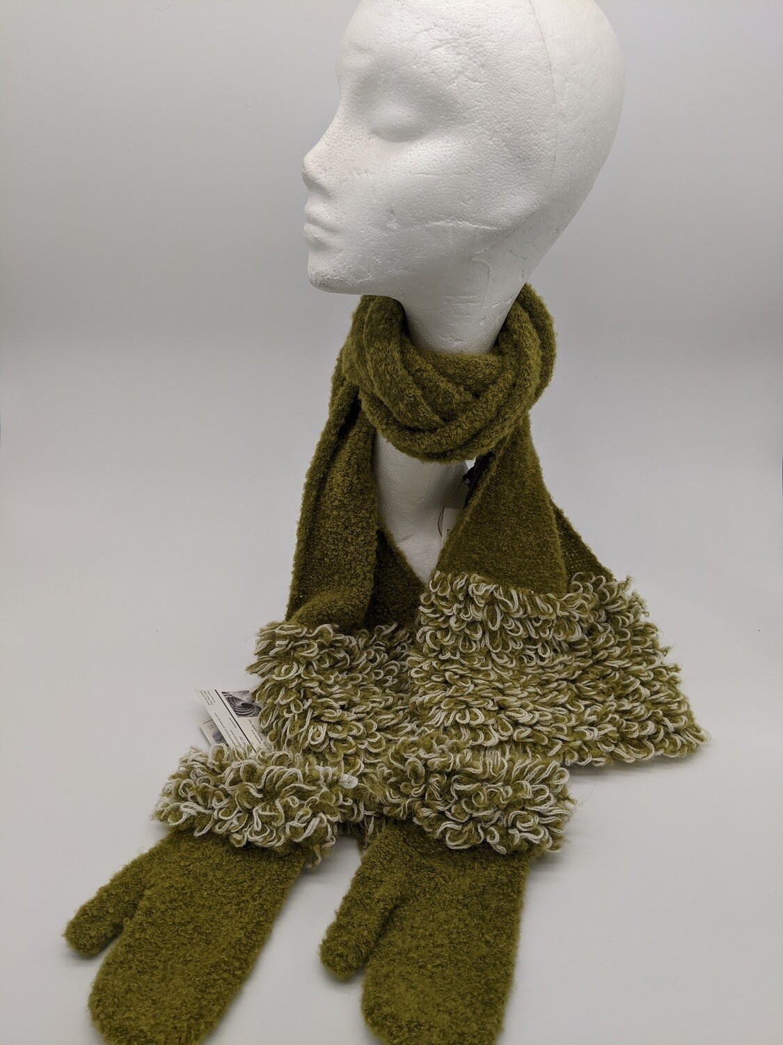 Alpaca Scarf & Mitten set