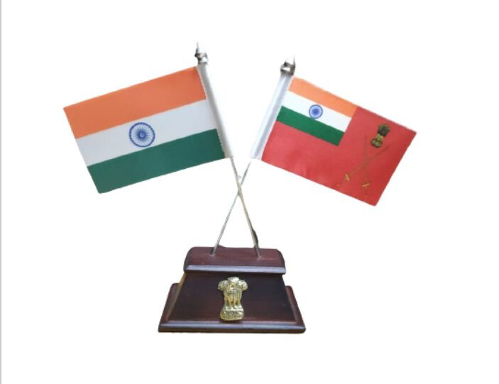 Flag Stand Sets Of Indian & Army, Navy IAF Flags