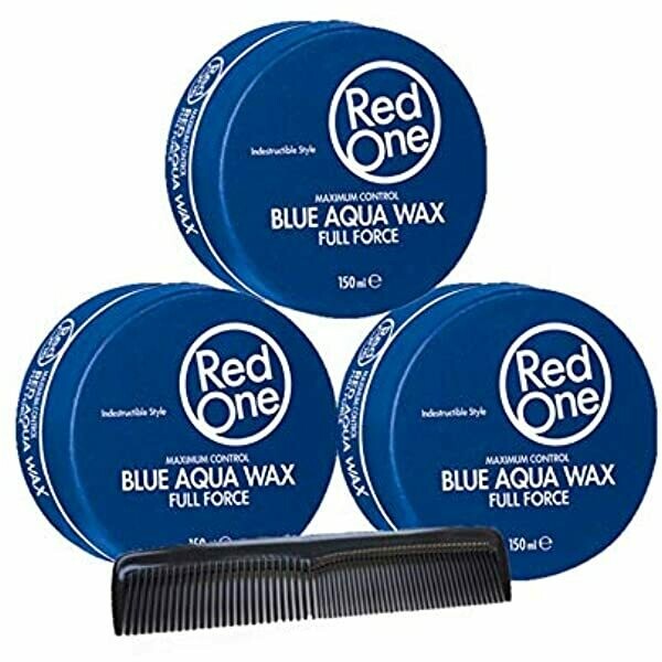 Red One - RedOne Blue Aqua Hair Gel Wax - Cire capillaire forte tenue ...