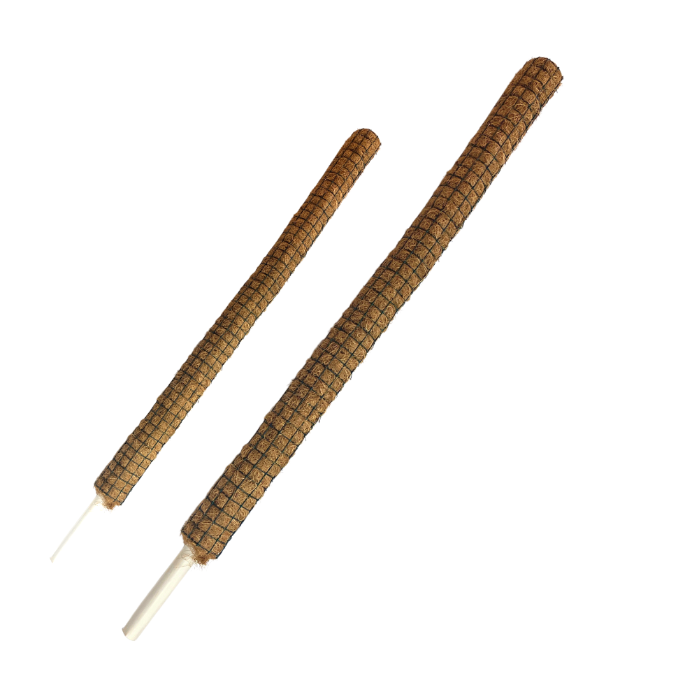 Coconut Husk PVC Stick - 39.4" - Store - Tropical Plant Products