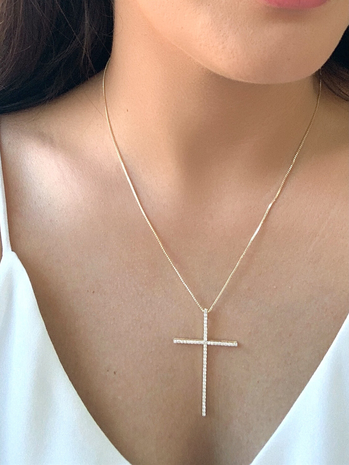 COLAR CRUZ 40+10CM 42MM