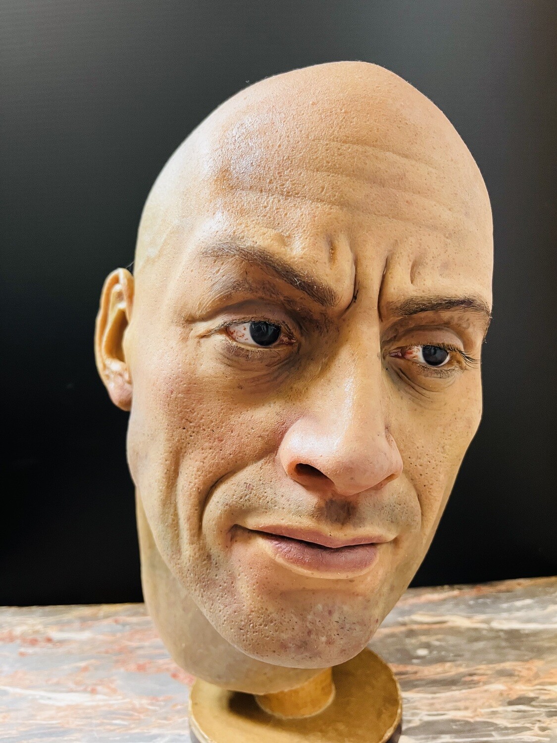 Dwayne Johnson Head "The Rock" from Black Adam