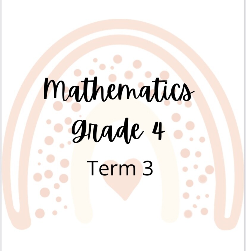 Math Grade 4 Term 3 Workbook