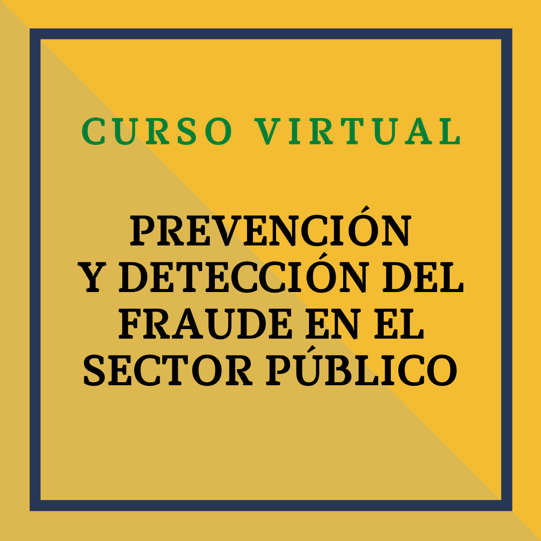 Curso Virtual: Prevención y Detección del Fraude en el Sector Público
