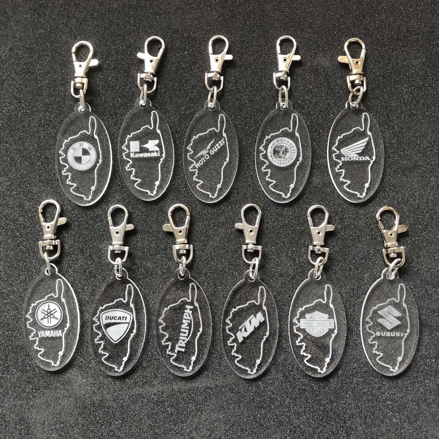 Porte clé Motard Corse - 5 euros