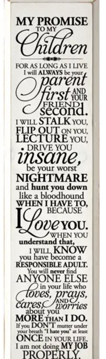 Promise To My Children (W)