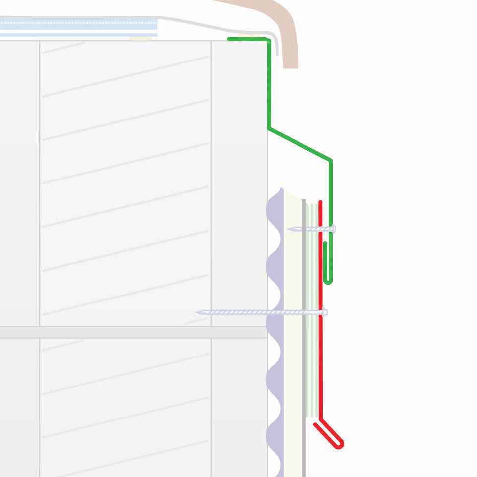 Clay Coping Metal Counter Flashing