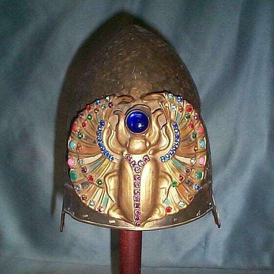 casque antique Egyptien