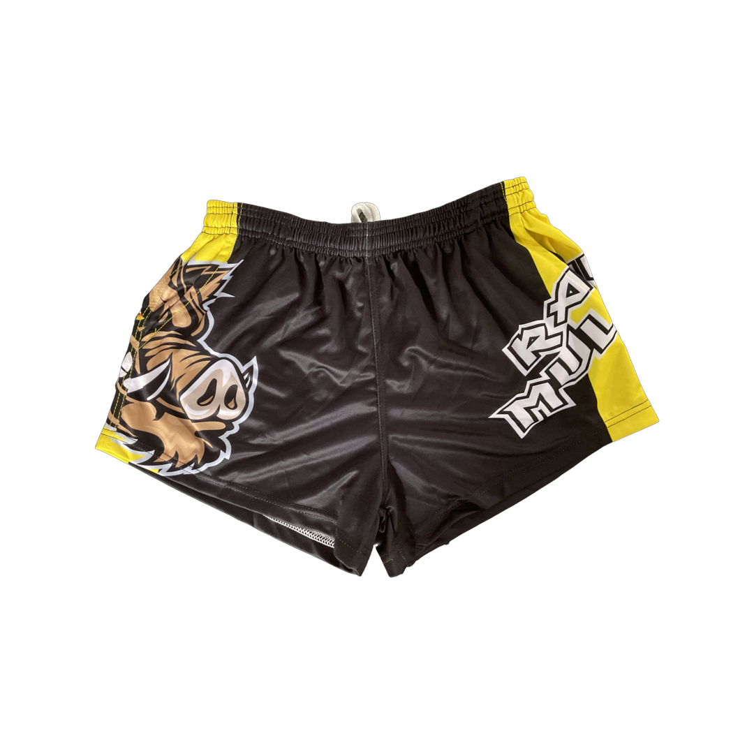 Footy Shorts Yellow Pig
