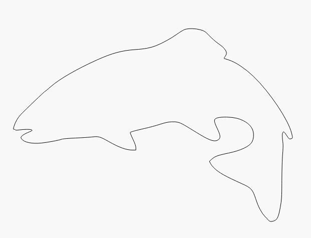 Trout Fish Shape