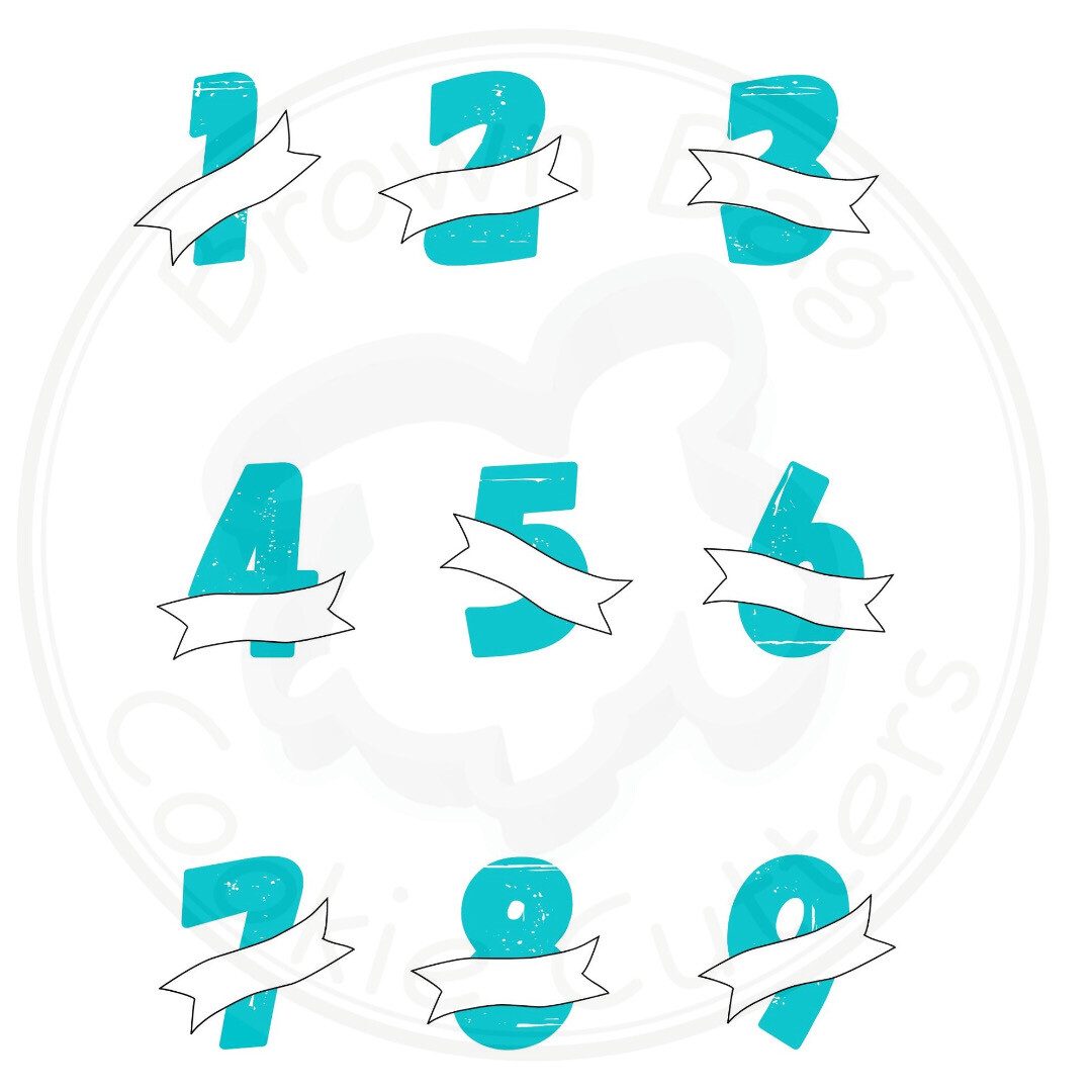 Numbers with Banners