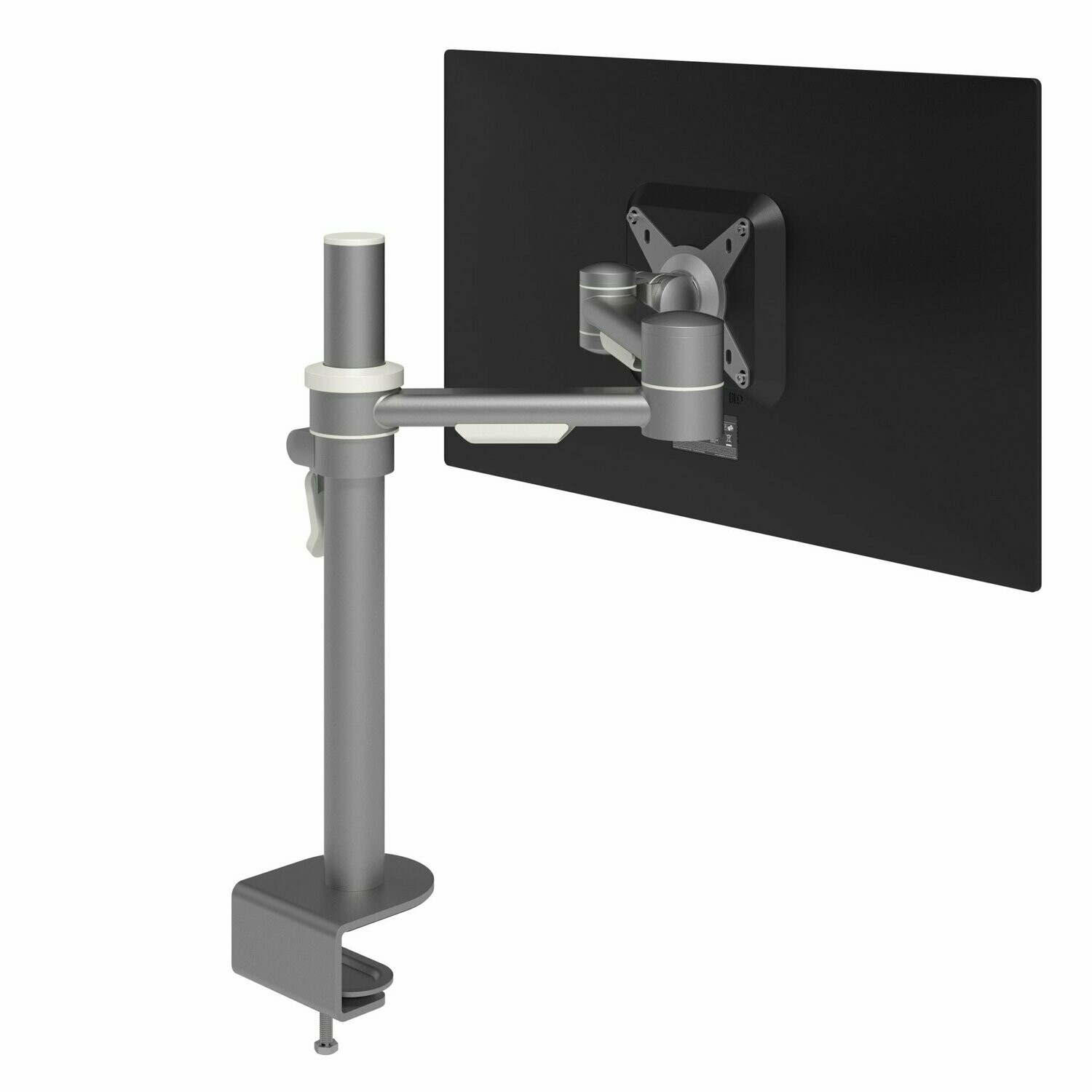 Viewgate Single Monitor Arm - Silver