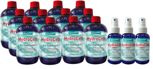 12 x 500ml HydroCell with 3 free HydroCell Sprays