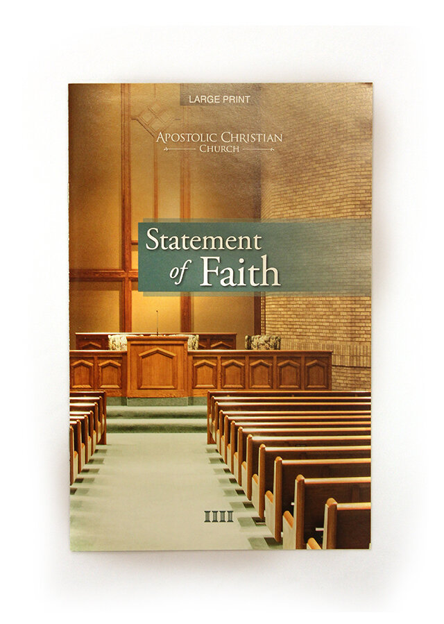 Statement of Faith, Large Size