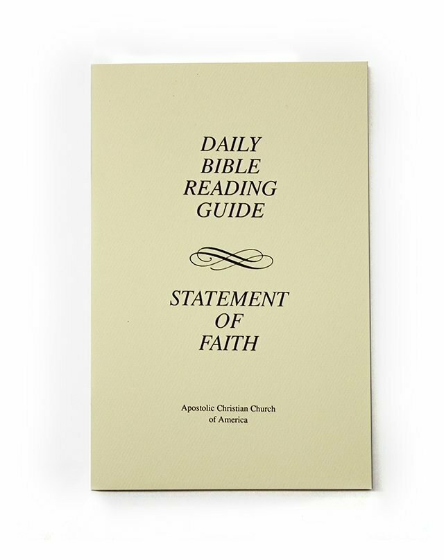 Daily Bible Reading Guide
