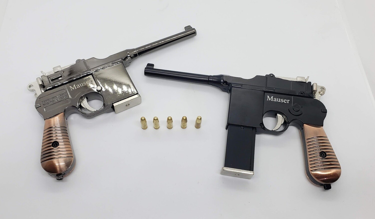 New! Metal Army 2023 1:2 MAUSER PISTOL GUN - Moving Slide, Removable ...