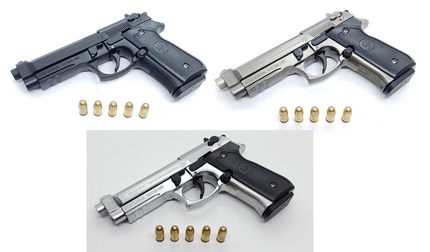 SEIKO Beretta M92 Shell Eject REPLICA Toy Gun 2022 1:2 PISTOL GUN ...