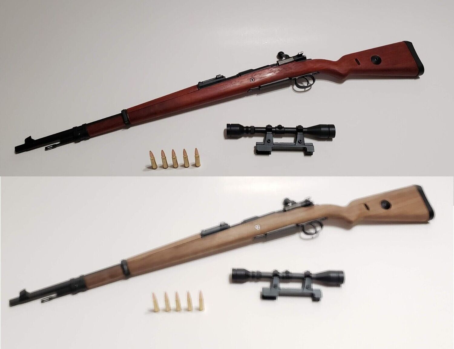 New RARE! ALLOY ARMY 2023 MAUSER 98K Rifle 1:2 Mini RIFLE - Moving Bolt ...