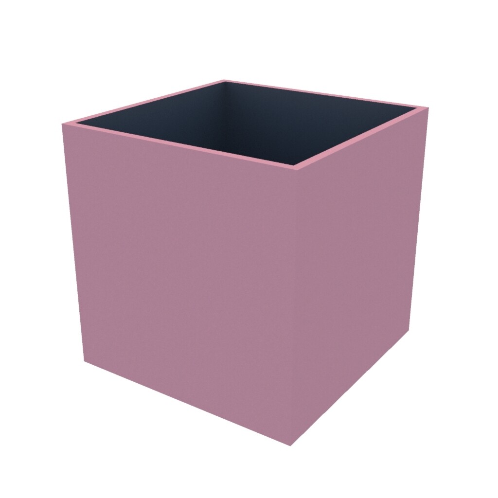 Powder Coated Cube Planter 650 x 650 x 650
