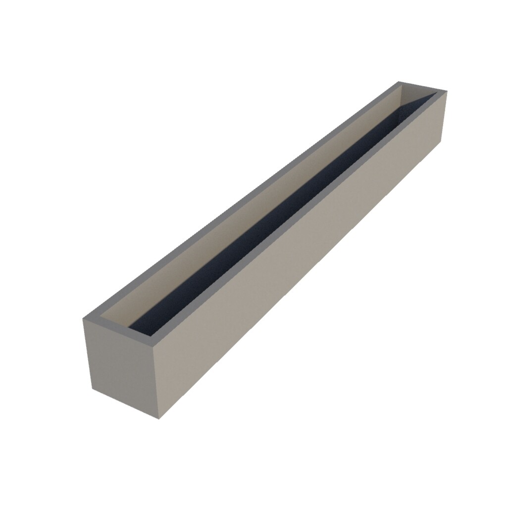 Powder Coated Extra Long Window Box 2000 x 220 x 230