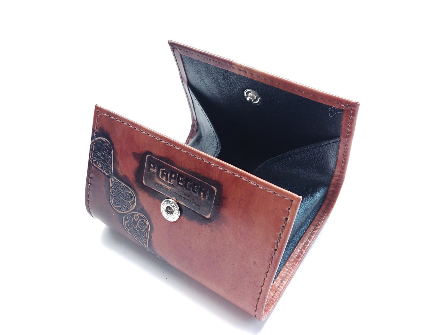 Hand painted coin purse Design Piero Capecchi