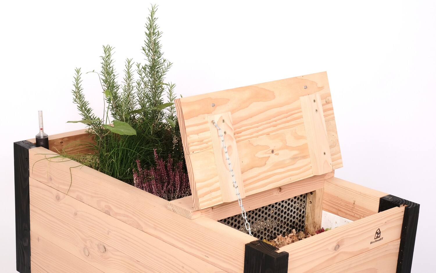 Bac potager autonome - Composteur intégré