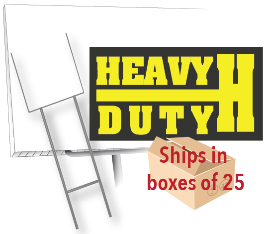 Heavy Duty H-Frame Stakes For Yard Signs