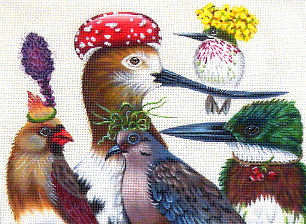 “Is This Beak Taken” (Handpainted by Vicki Sawyer) – Needlepoint ...