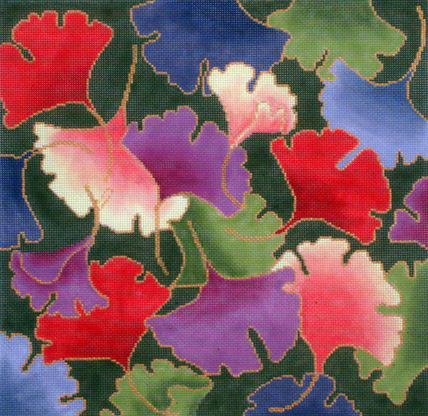 Flower & Vegetation – Needlepoint Canvases – Needelpoint Alley