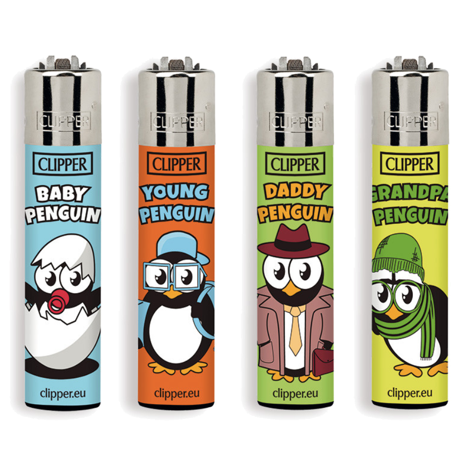 CLIPPER Penguin Life - Accendino Large