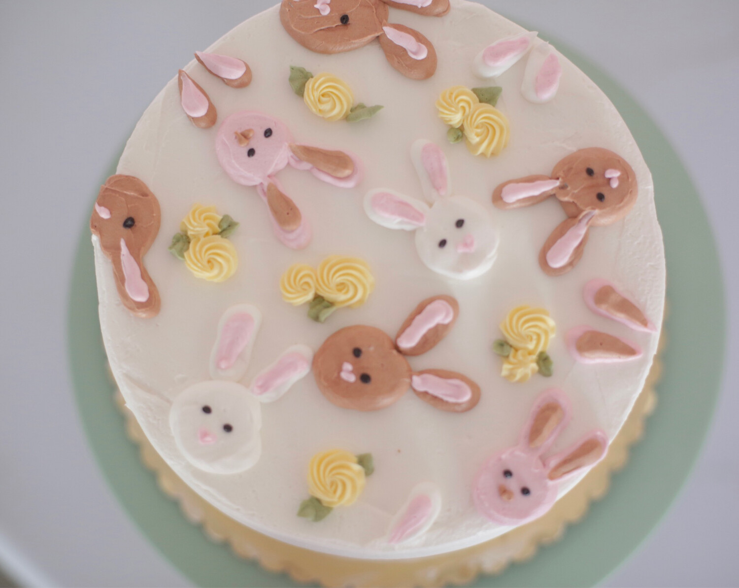 Bunny Face Cake
