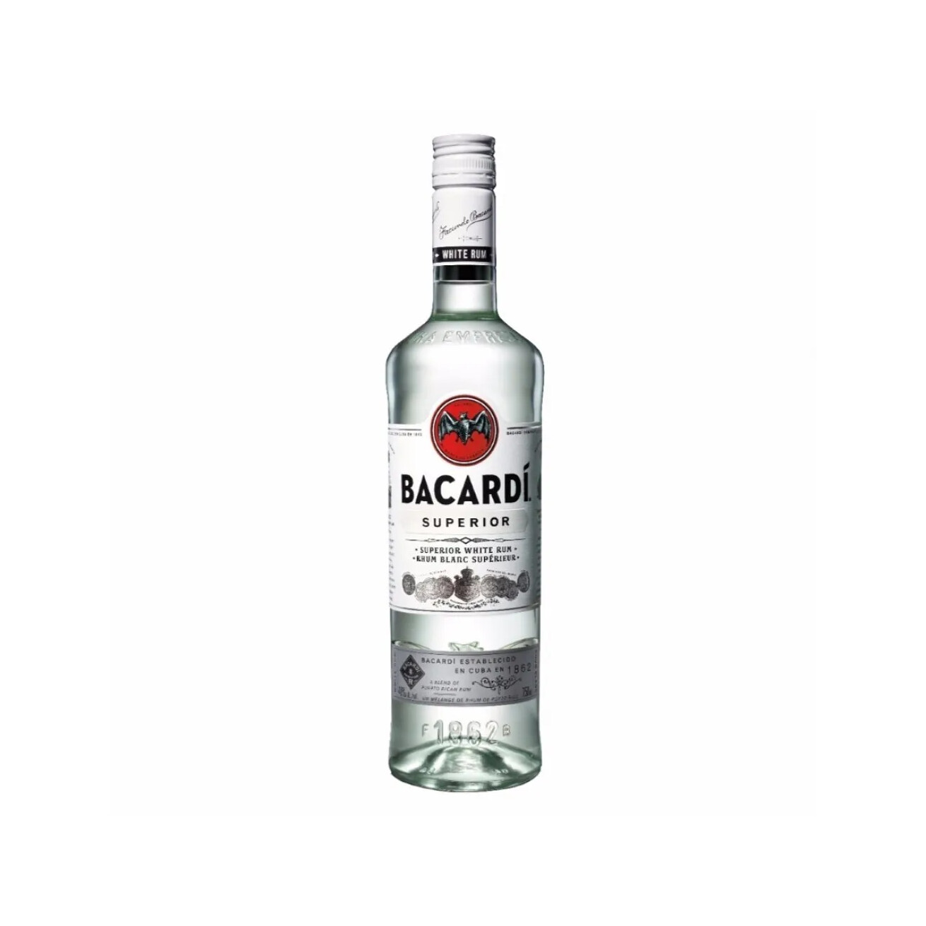 Ron Bacardi Blanco Botella 750 ml