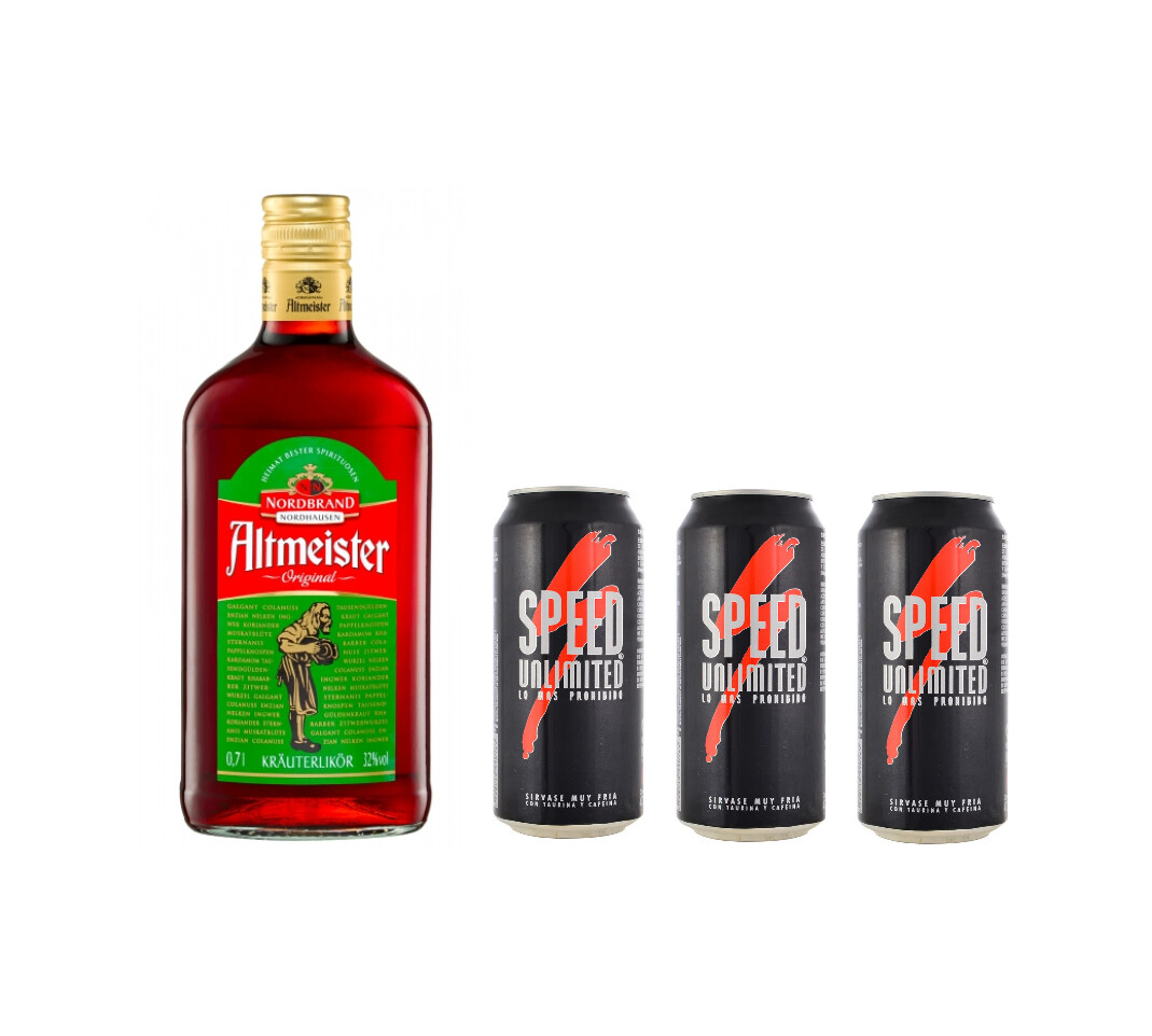 Licor de Hierbas Altmaister + 3 Speed 473 ml