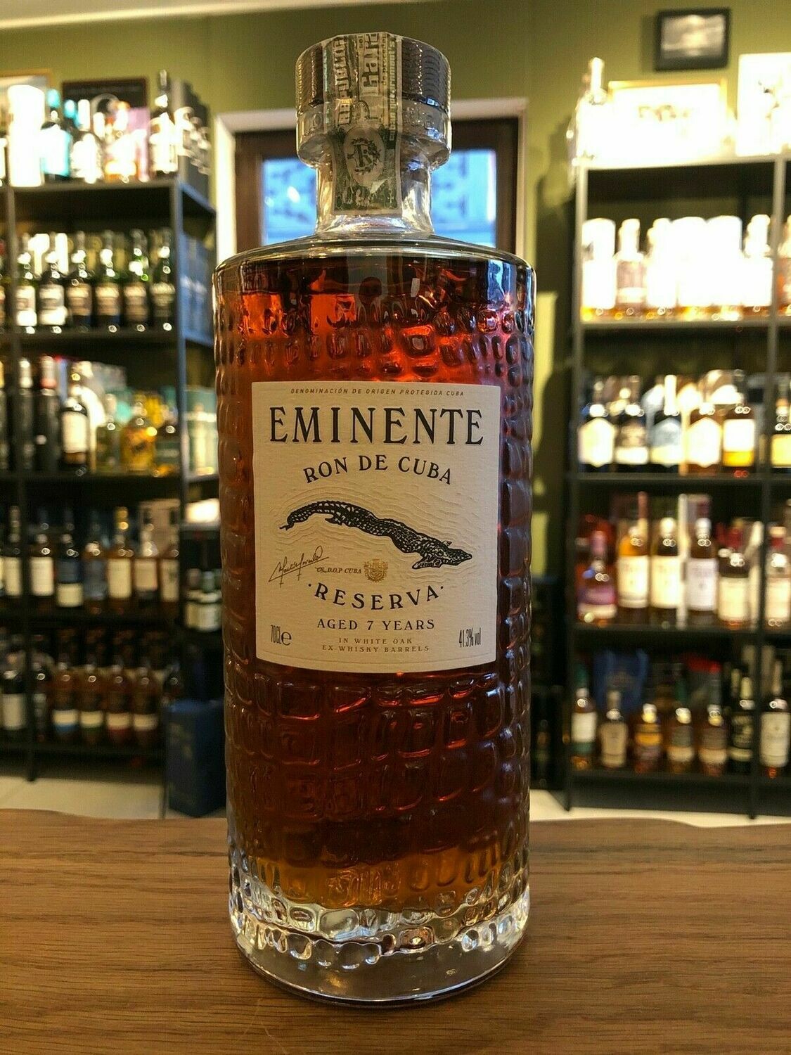 Eminente Reserva 7 Jahre mit 0,7L und 41,3% aus Cuba