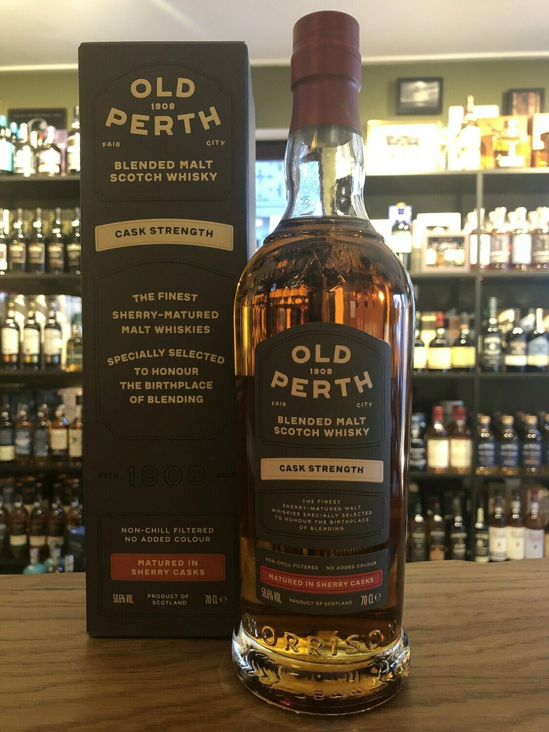 Old Perth Cask Strength Blended Sherry Casks mit 0,7L und 58,6%