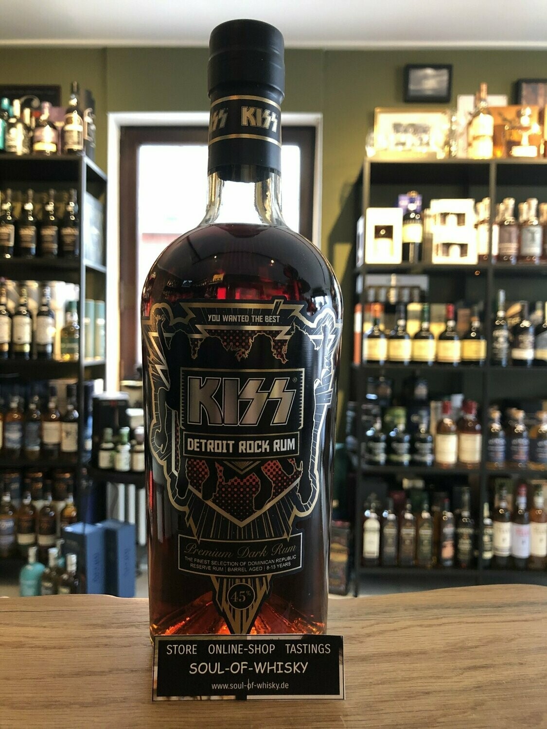 KISS Detroit Rock Rum mit 0,7L und 45%