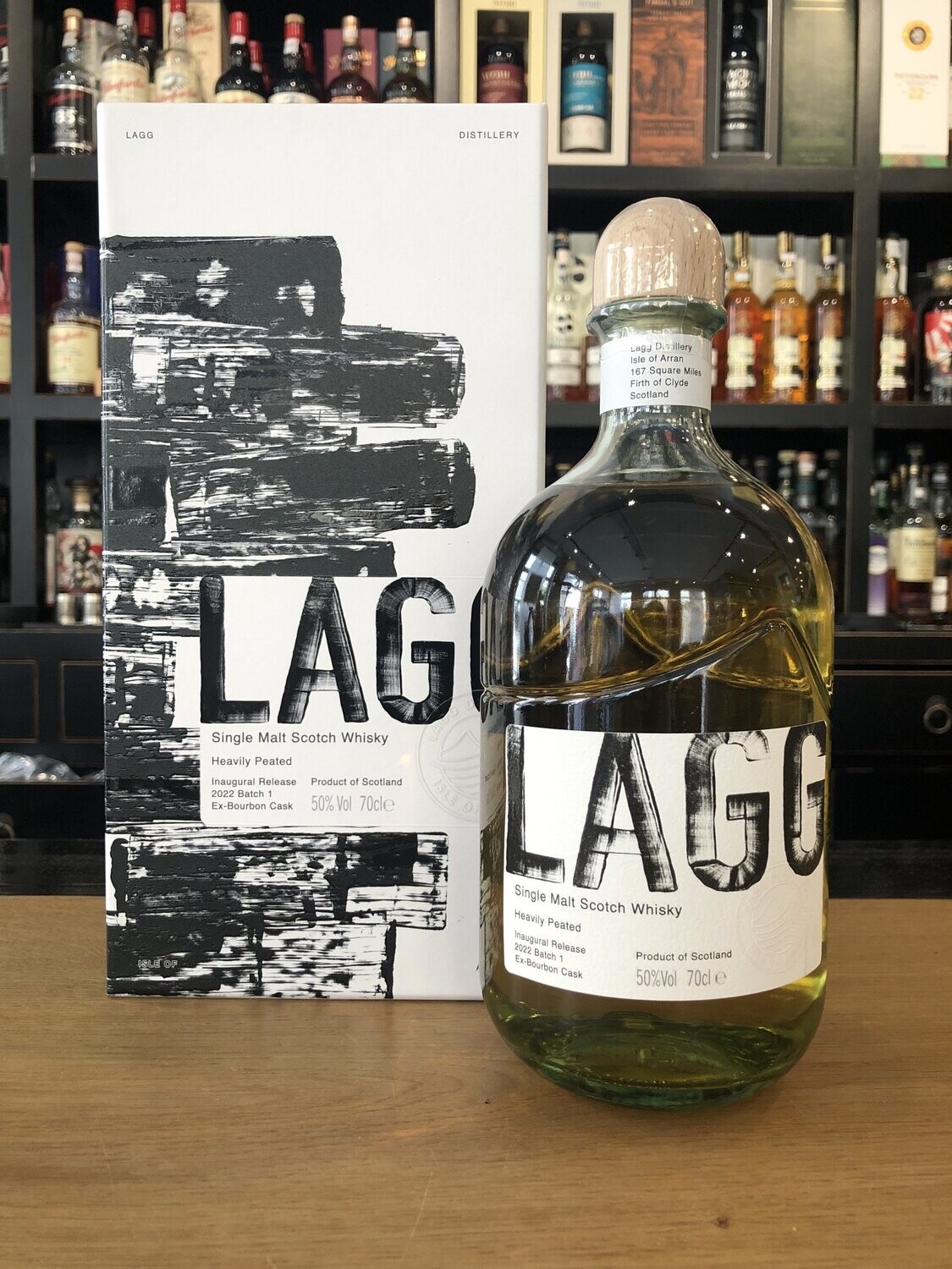 Lagg Distillery Batch 1 Inaugural Release Heavily Peated mit 0,7l und 50%