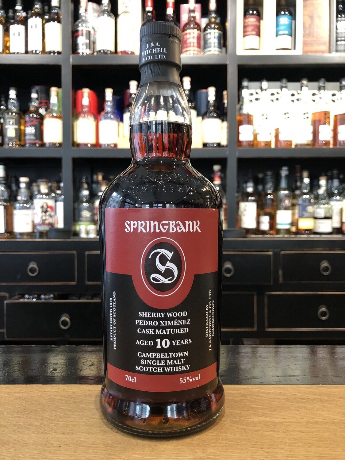 Springbank 10 Jahre Sherry Wood PX 2012/2022 mit 0,7l und 55%