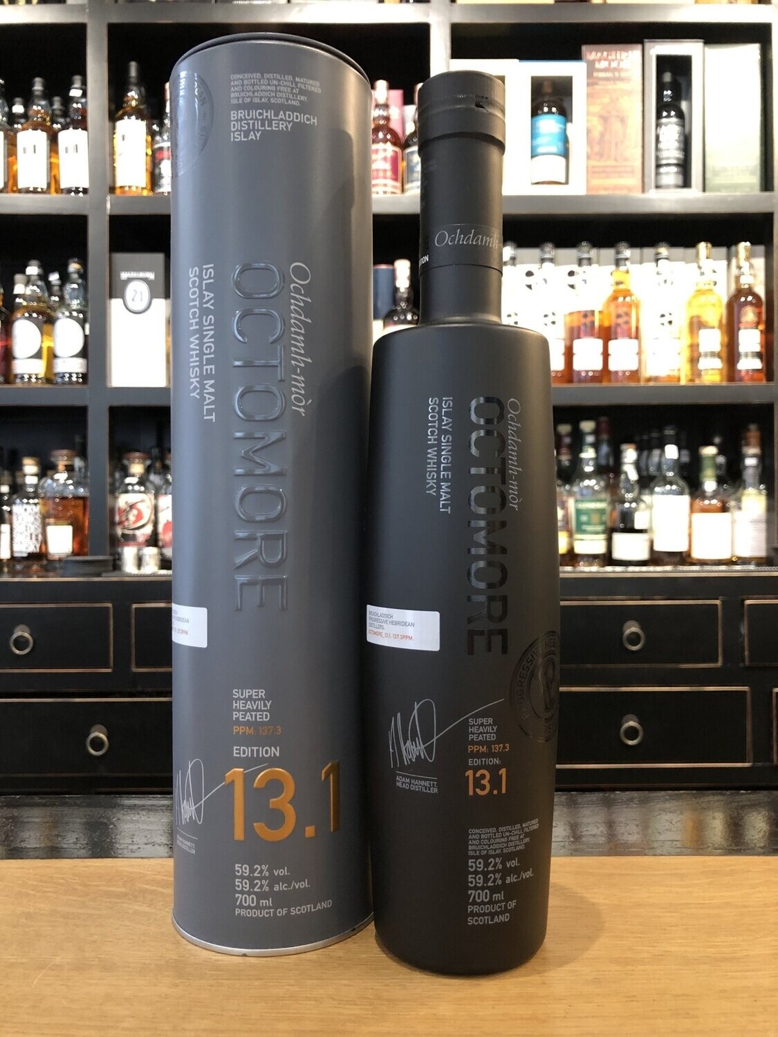 Octomore 13.1 Release 2022 Super Heavily Peated Islay mit 0,7l und 59,2%