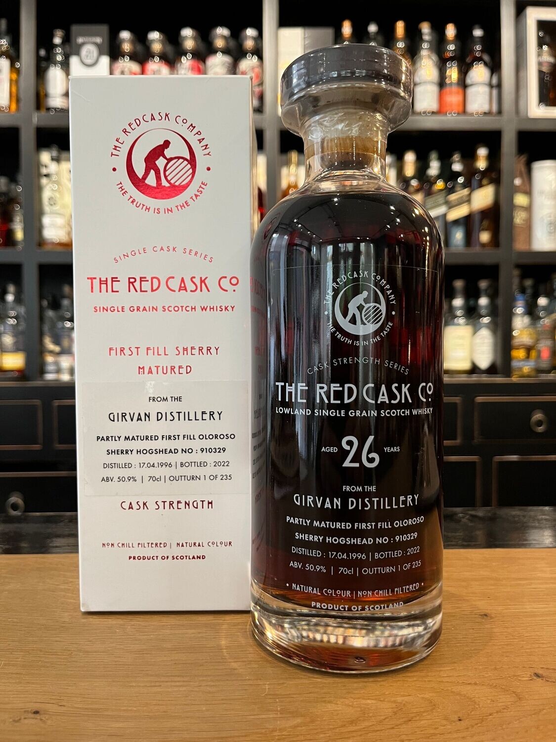 Girvan 26 Jahre The Red Cask mit 0,7l und 50,9%